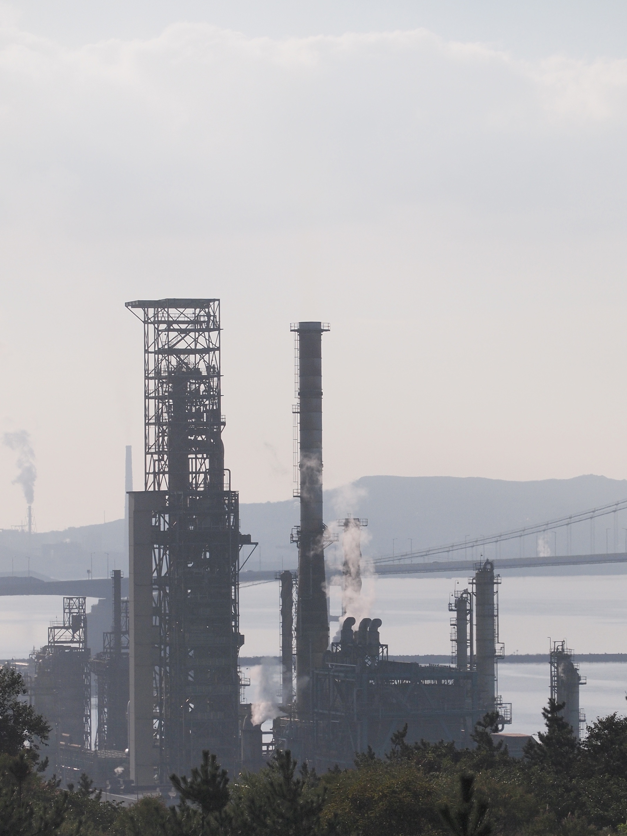 View of the industrial zone in Muroran free image download