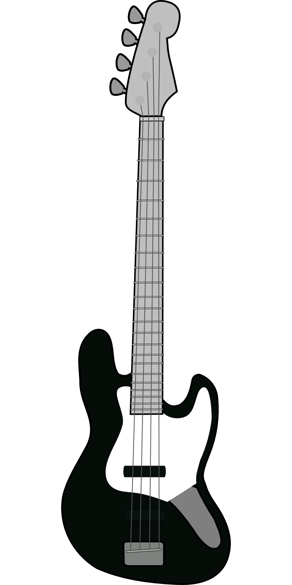 Bass electric instrument drawing free image download