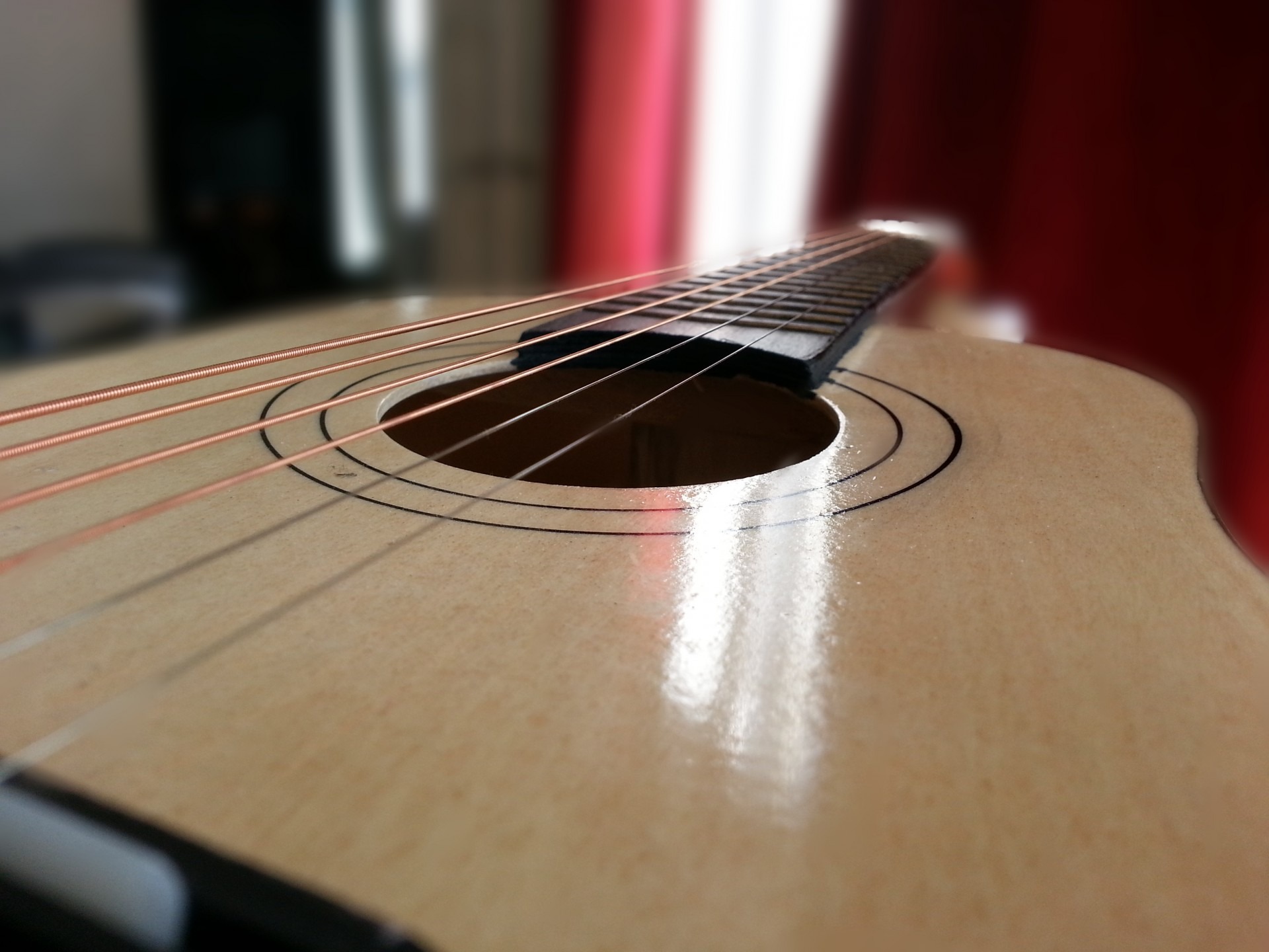 Music guitar bottom view free image download