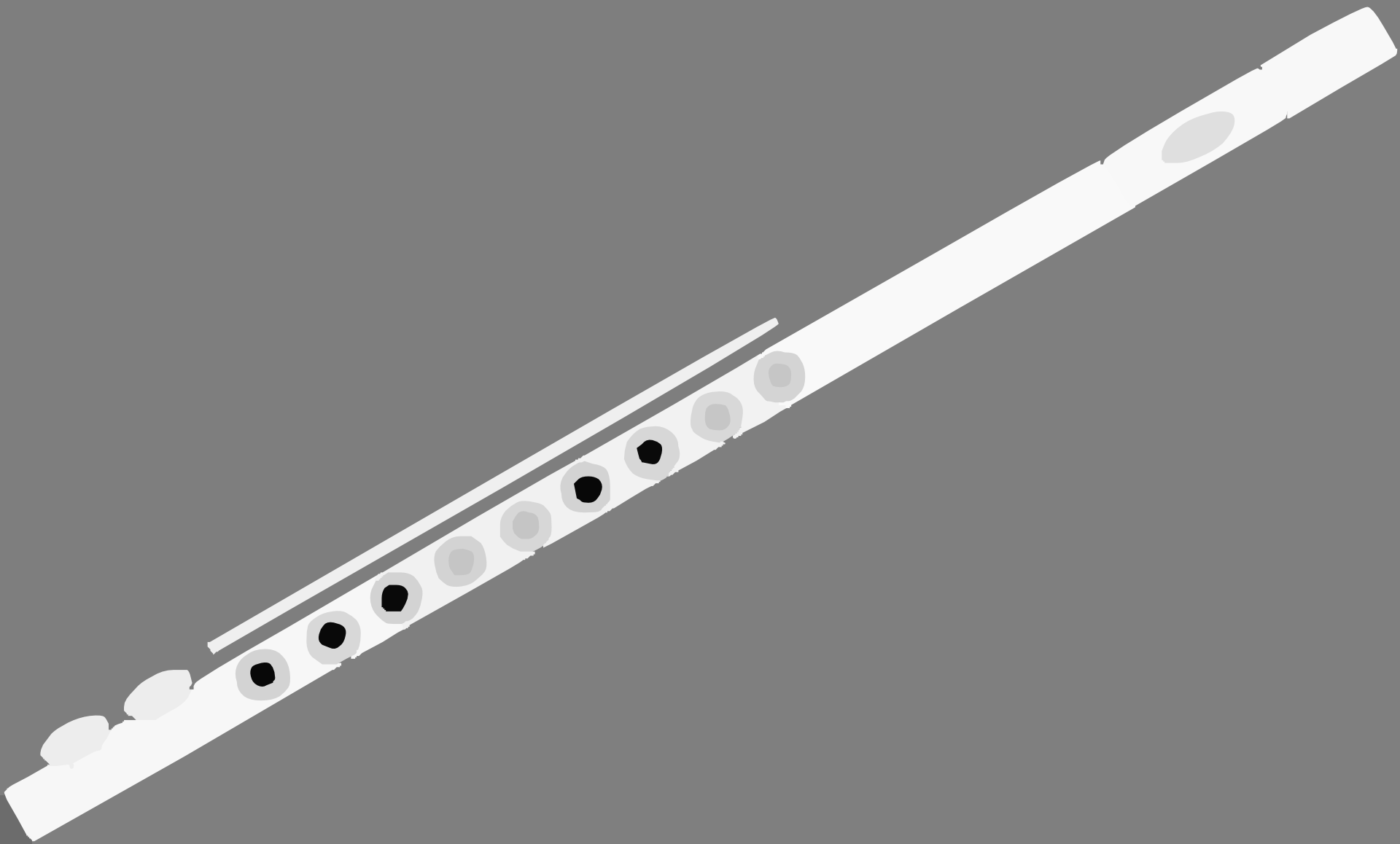 Graphic image of white flute free image download