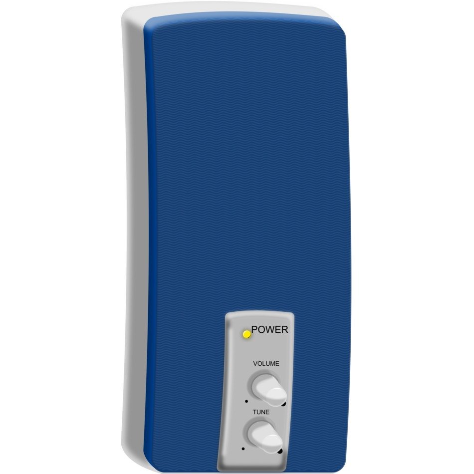 Blue And Grey Speaker Free Image Download