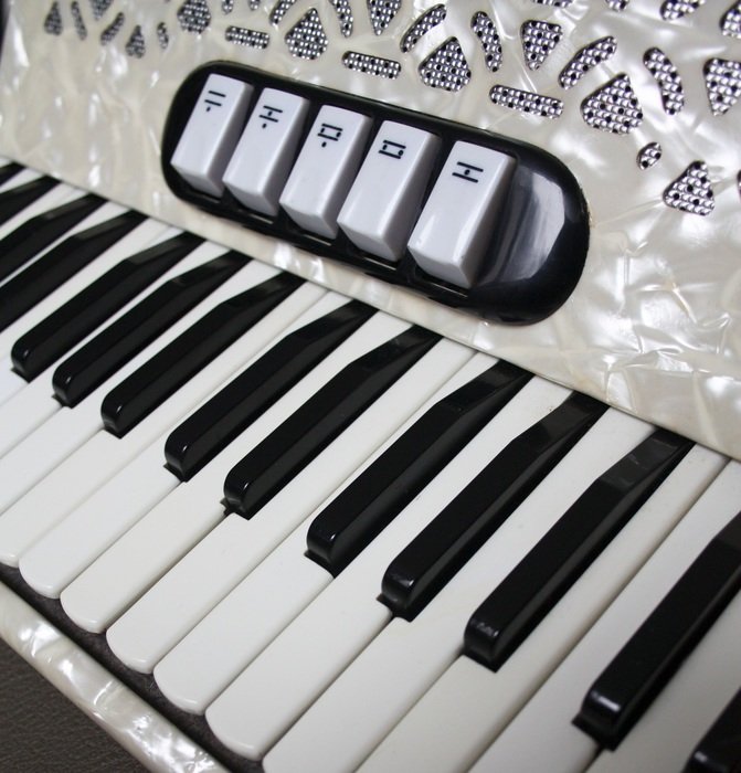 Keyboard of accordion free image download