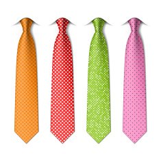Pin polka dots silk ties free image download