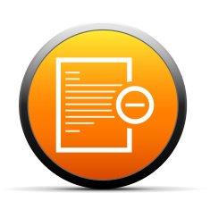 Document icon on a round button N104 free image download
