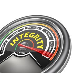 Vector integrity conceptual meter indicator free image download