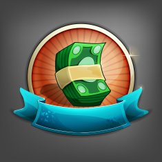 Badges of money Vector illustration N2 free image download
