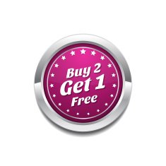 Buy 2 get 1 free Pink Vector Icon N2 free image download