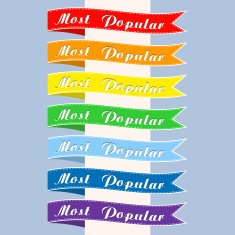 Most Popular Ribbons free image download