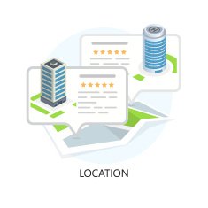 Location Icon Locating Your Business Flat Design free image download