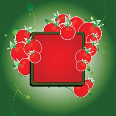 Tomato border free image download