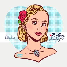 Zodiac signs - Aquarius free image download