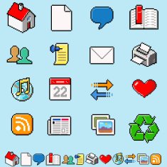 Pixel Computer Icons free image download