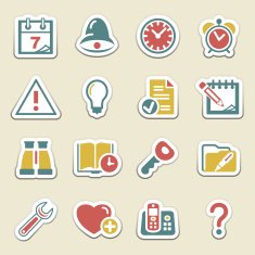 Organizer color icons free image download