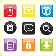 Gloss icon set free image download