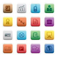 Business Icons Color Collection Series free image download