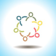 People unity vector icon concept free image download