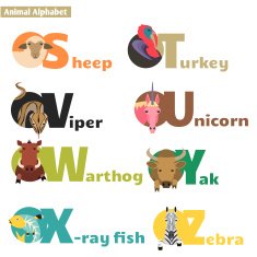 Animal alphabet 4 free image download