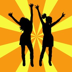 Everyone dance - vector free image download