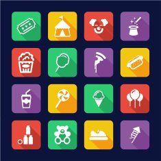 Fair Icons Flat Design free image download