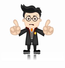 Ben Boy Cartoon Character Magican Magus Wizard unfriendly N17 free ...