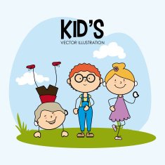 Kids design N142 free image download