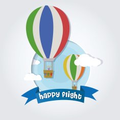 Happy flight free image download