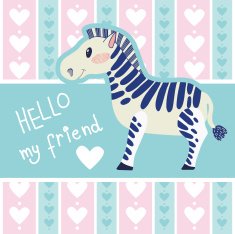 Cute vector zebra N3 free image download