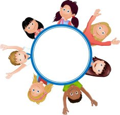 Cute cartoon kids frame N4 free image download