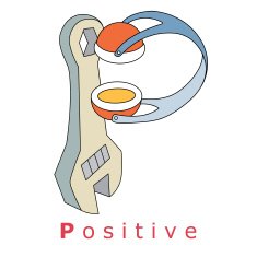 Letter P-positive free image download