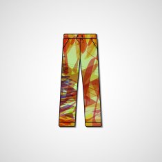 Abstract illustration on pants N22 free image download