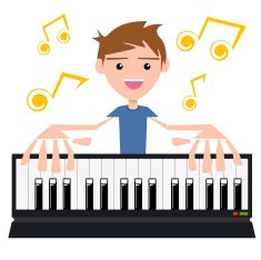 Playing keyboard free image download