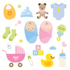 Baby Design Elements free image download