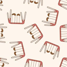 Playground swing cartoon seamless pattern background N7 free image download