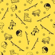 Roller skate seamless pattern N4 free image download