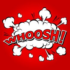 WHOOSH !- Comic Speech Bubble Cartoon N4 free image download
