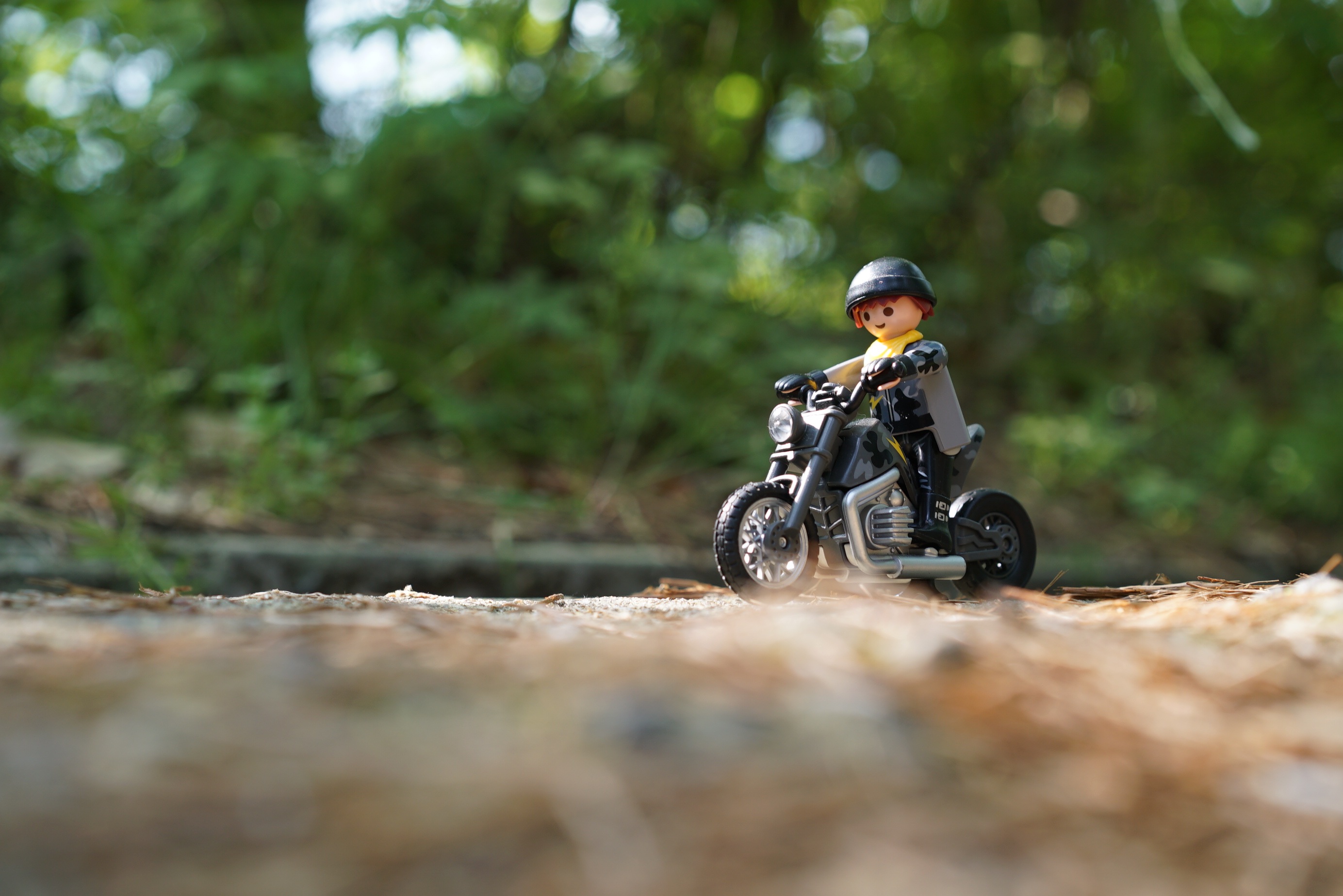 Lego man on a motorcycle free image download
