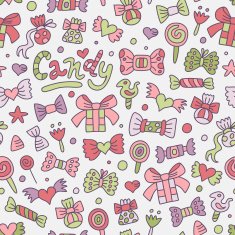 Colored seamless candy pattern free image download