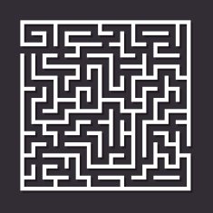 Maze paper labyrinth N4 free image download