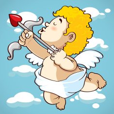 Happy cupid free image download