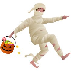 Trick Or Treater - Mummy free image download