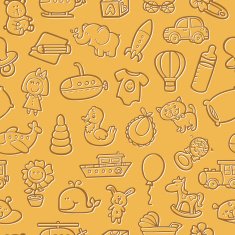 Baby toys pattern free image download
