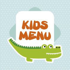 Kids menu N44 free image download