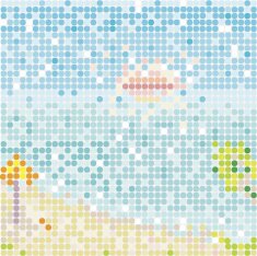 Mosaic beach free image download