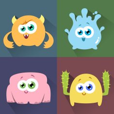 Cute Character Set One free image download