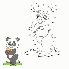 Connect the dots (panda) free image download