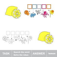 Find hidden word LEMON free image download