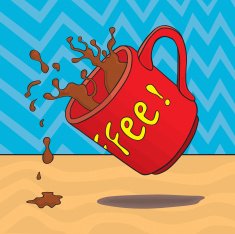Dropped Coffee Cup free image download