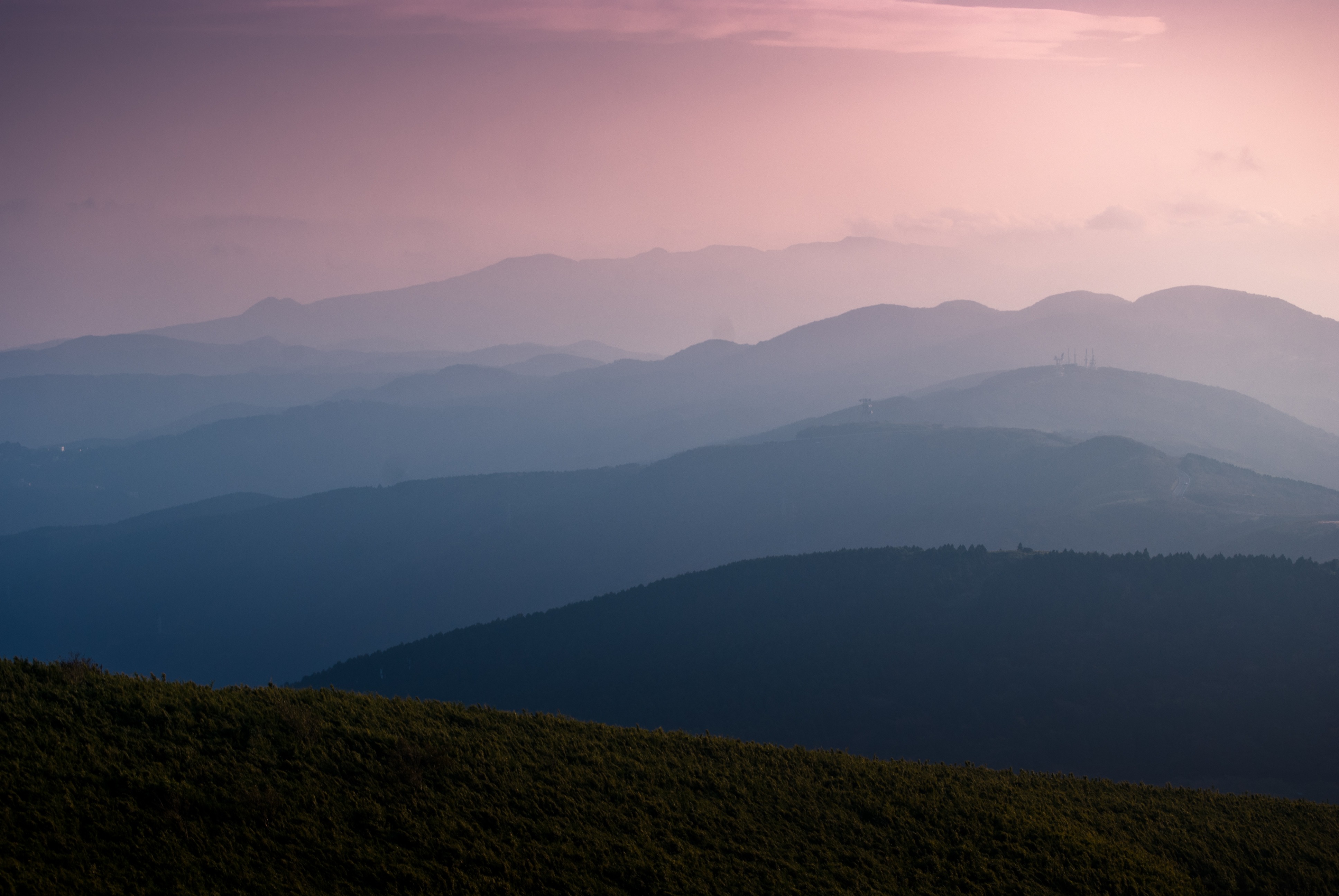 Panorama Of A Mountain Gradient Free Image Download