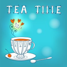 Tea card free image download