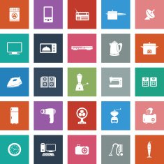Home Appliances Icons Set N22 free image download